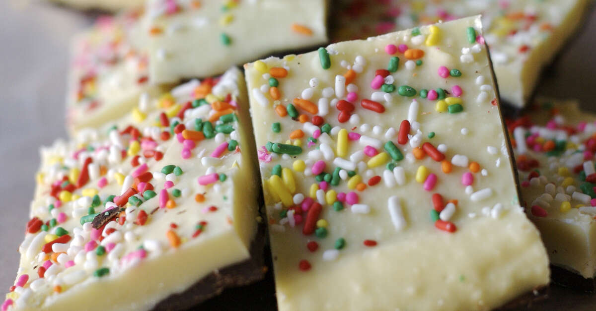 Birthday Cake Chocolate Bark Recipe - MakeBetterFood.com