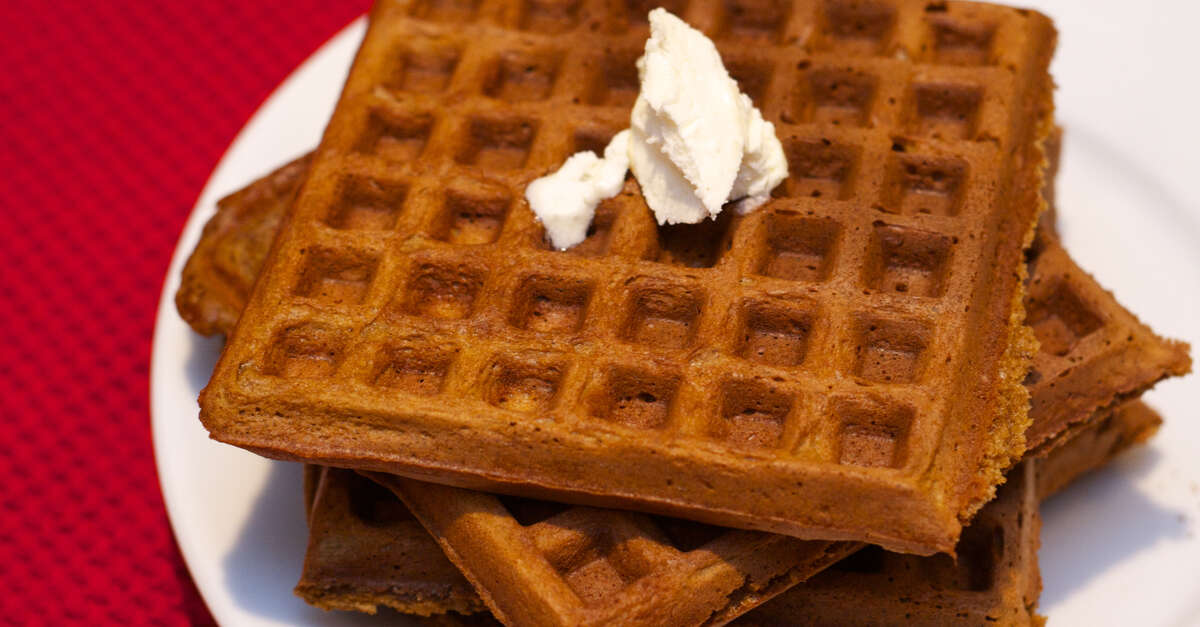 Gingerbread Waffles Recipe - MakeBetterFood.com