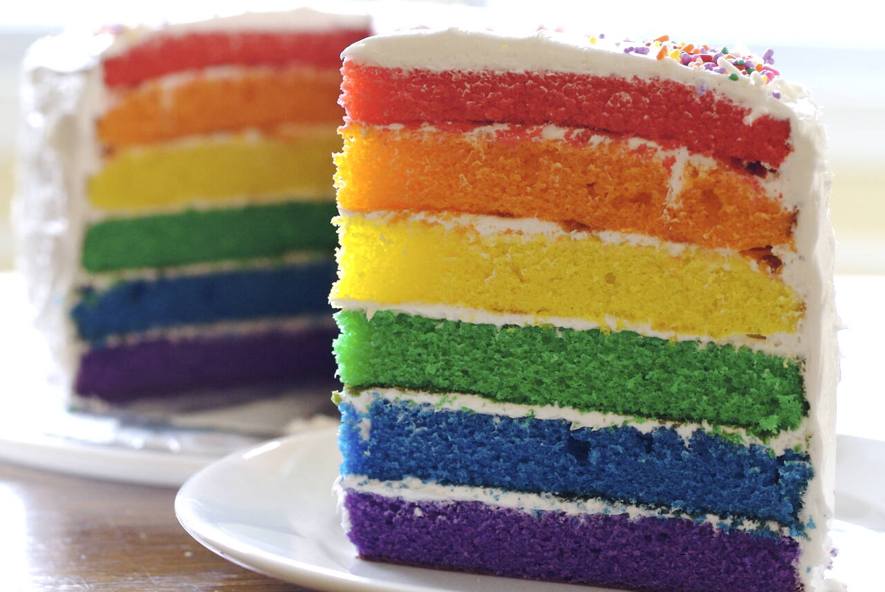 Rainbow Birthday Cake Recipe From Scratch MakeBetterFood Rainbow Birthday Cake Recipe From Scratch MakeBetterFood