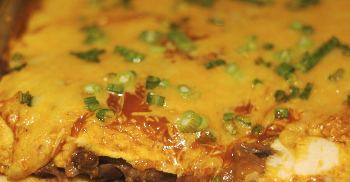 Stacked Enchiladas Recipe - MakeBetterFood.com
